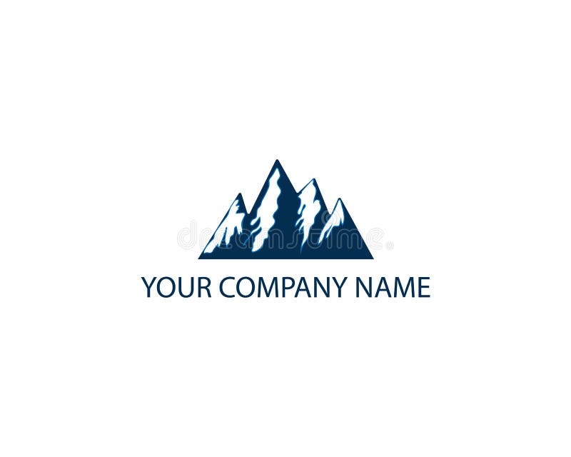 Mountain Logo Hill Peak Logo Template Mountain Peak Logo Landscape ...