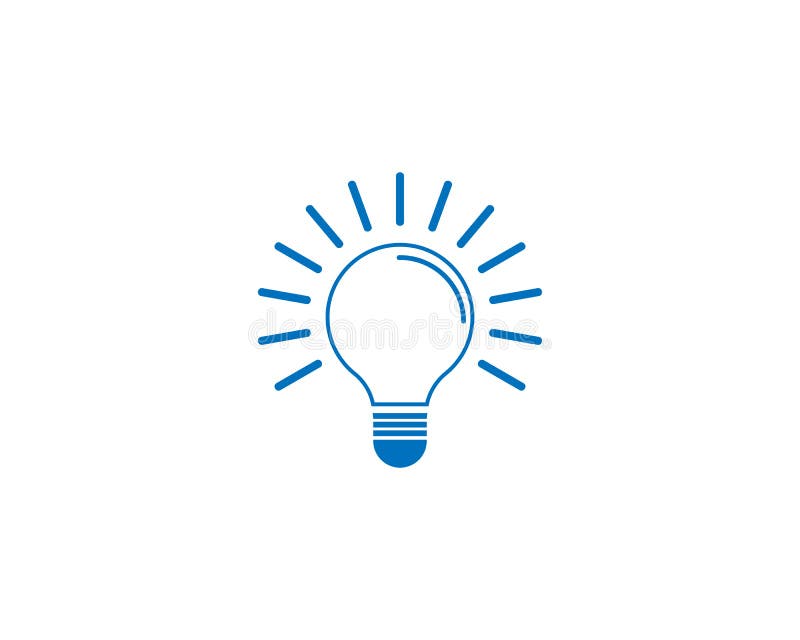Light Bulb Shining - Energy and Idea Symbol - Creative Concept Bright ...