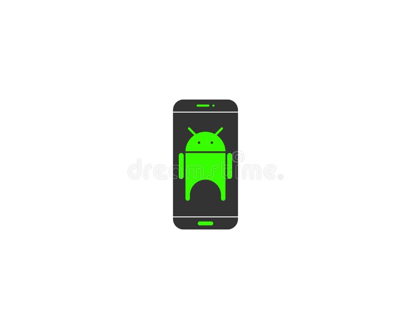 Android Mobile Phone - Cell Phone Icon Editorial Photography ...