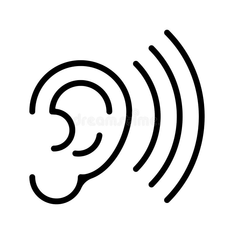Human Ear Sound Waves Stock Illustrations – 1,352 Human Ear Sound Waves ...