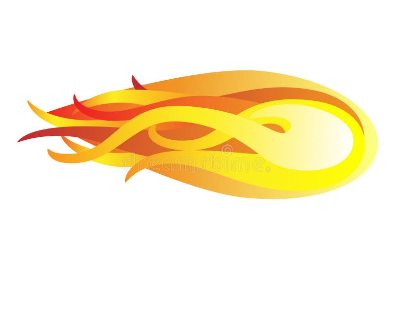 Bright Celestial Body - Meteor or Meteorite - Vector Full Color Picture ...