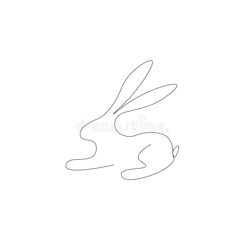 Easter Bunny Egg Drawing, Vector Illustration Stock Vector ...