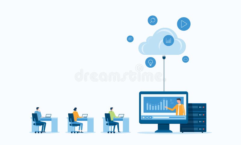 Business Technology Cloud Computing Service and Technology File Upload Backup on Cloud Server ...
