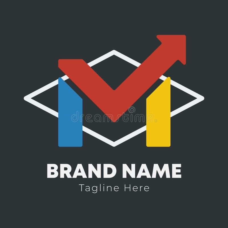 Letter M Logo for Business Company Vector Template. Corporate Insurance ...