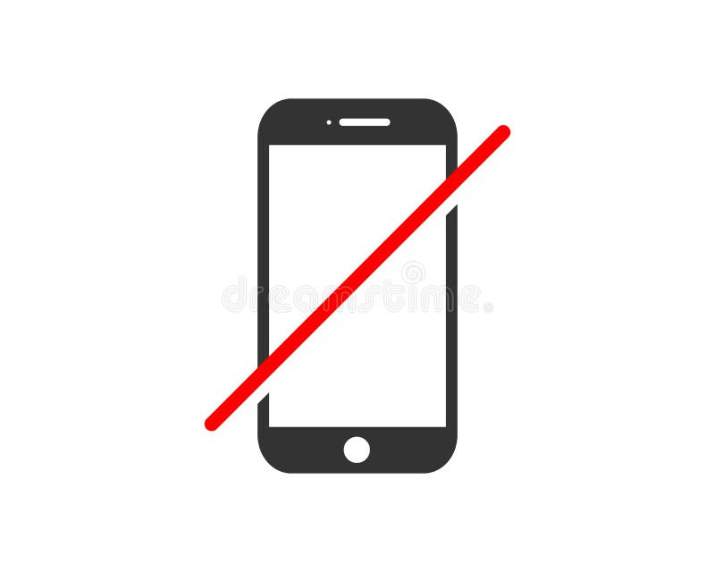 Off Mobile Sign Switch Off Phone Icon No Phone Allowed Mobile Warning ...