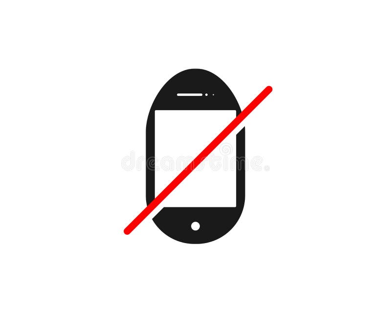 Off Mobile Sign Switch Off Phone Icon No Phone Allowed Mobile Warning ...