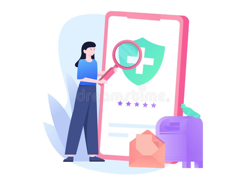 The Client Provides an Assessment of the Insurance Product Stock Vector ...