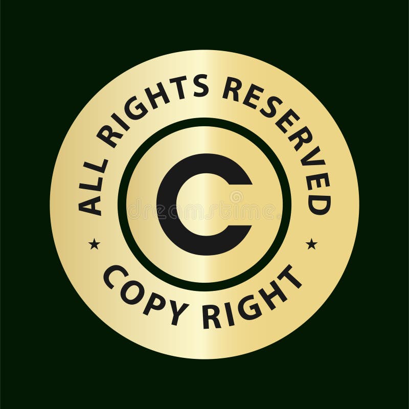 Copyright Symbol All Rights Reserved