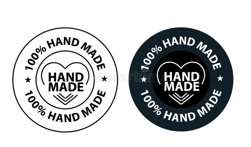 100 hand made vector icon stock vector. Illustration of homemade ...