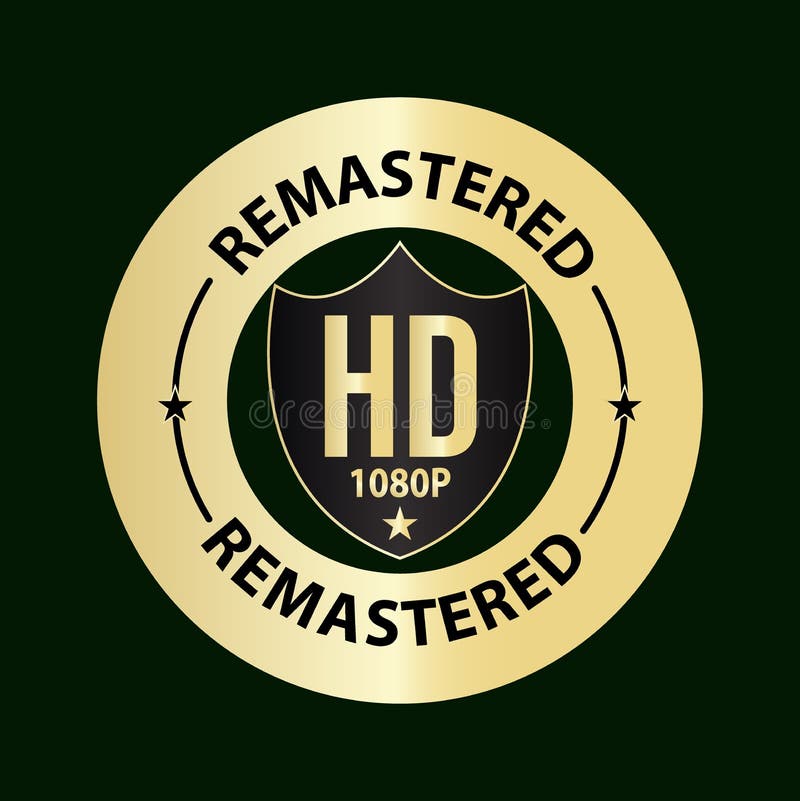 HD Video Remastering Concept. 1080p Stock Vector - Illustration of ...