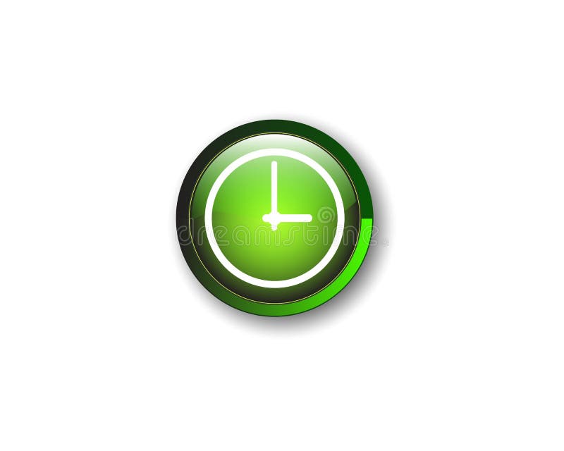 Vector Time Clock - Watching Time Device -Alarm Clock Stock Vector ...