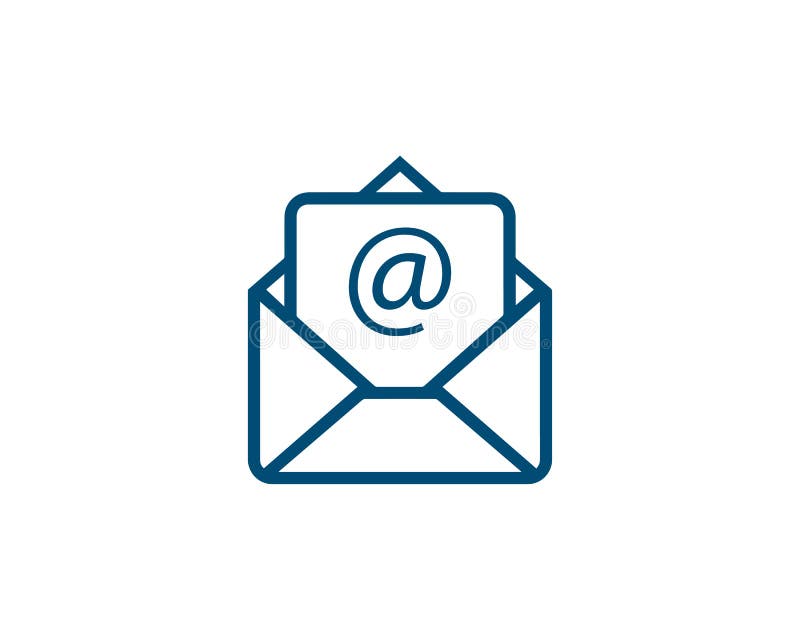 Vector Flat Mail Message Contact Symbol Envelope Template Email Icon ...
