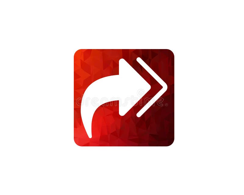 Curved Arrow Icon Template Sign Arrow Direction Go Back Stock ...