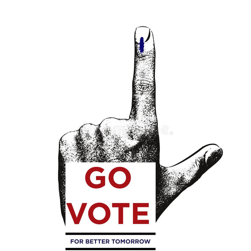 Hand Voting Sign India Vector Stock Illustrations – 136 Hand Voting ...