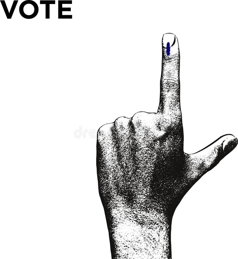 Finger Vote India Stock Illustrations – 173 Finger Vote India Stock ...