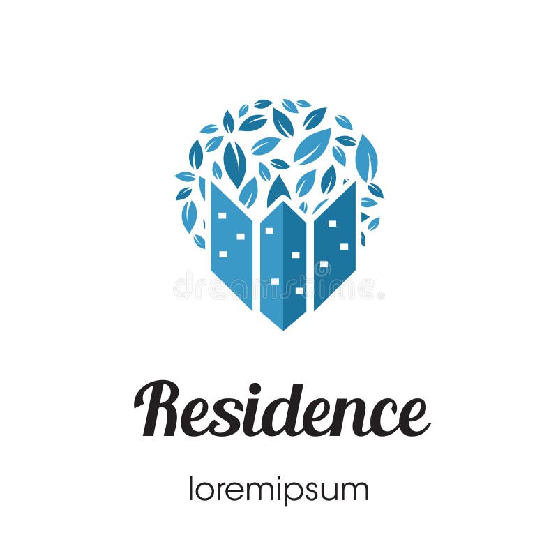 Residence Logo, Icon, or Symbol Template Design Stock Vector ...
