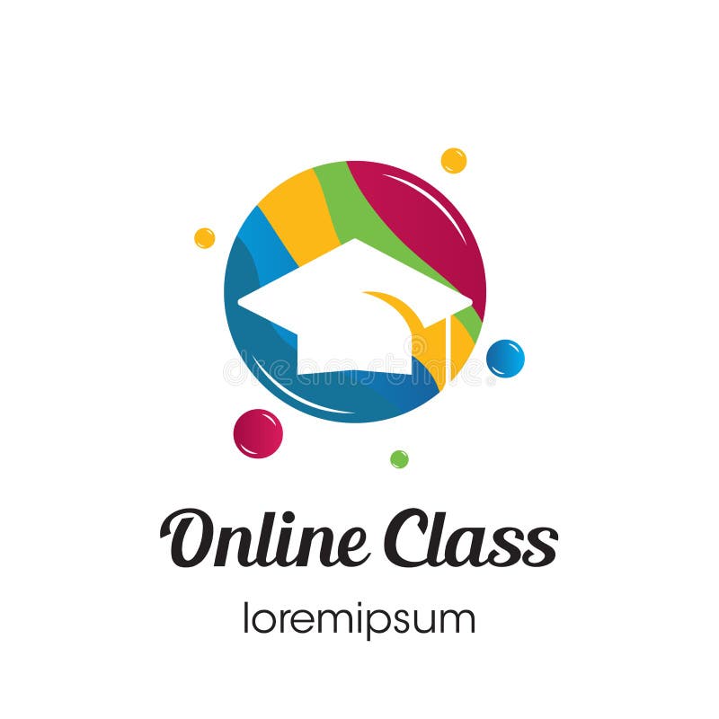 Online Class Logo, Icon, or Symbol Template Design Stock Vector ...