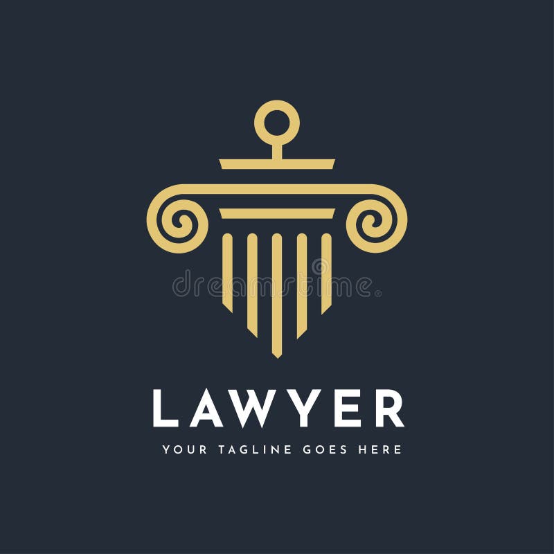 Lawyer Logo Template | Legal | Balance Stock Vector - Illustration of ...