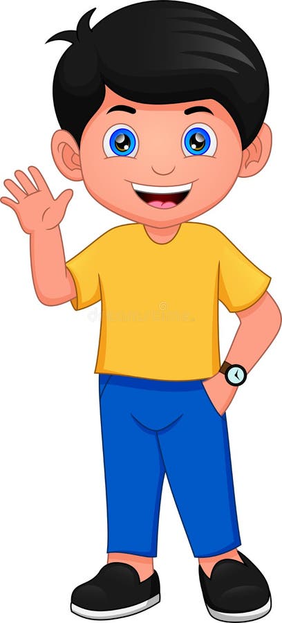Boy Waving Vector Stock Illustrations – 7,749 Boy Waving Vector Stock ...