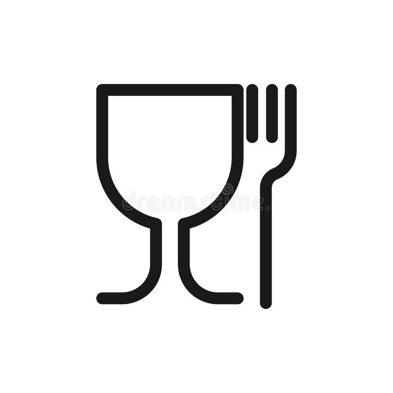 Food Sign Safe, International Emblem on the Packaging. Stock Vector ...