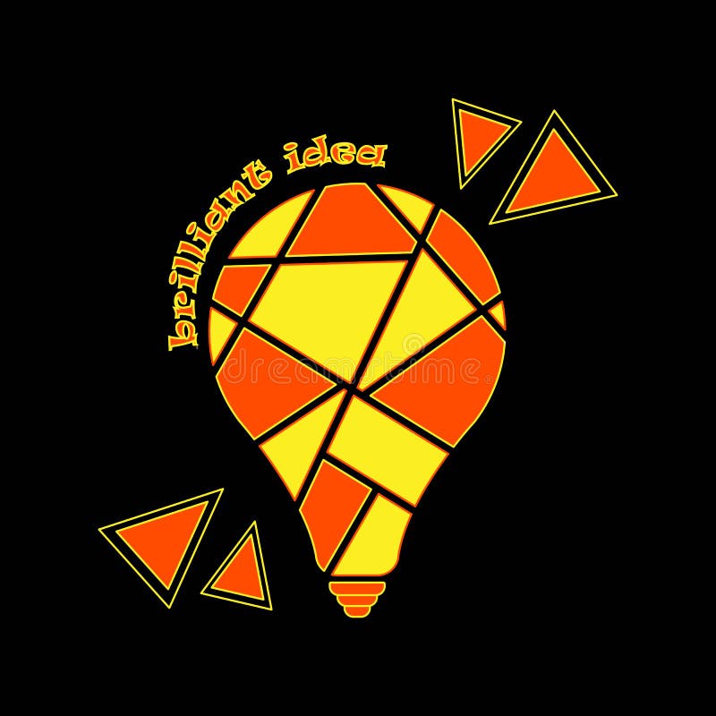 Vector Sign Light Bulbs. Light Bulb Design Template Neon Icon Stock ...