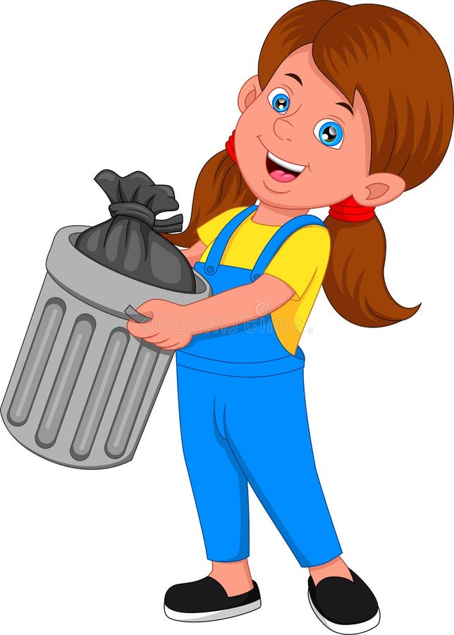 Taking Out The Trash Clip Art