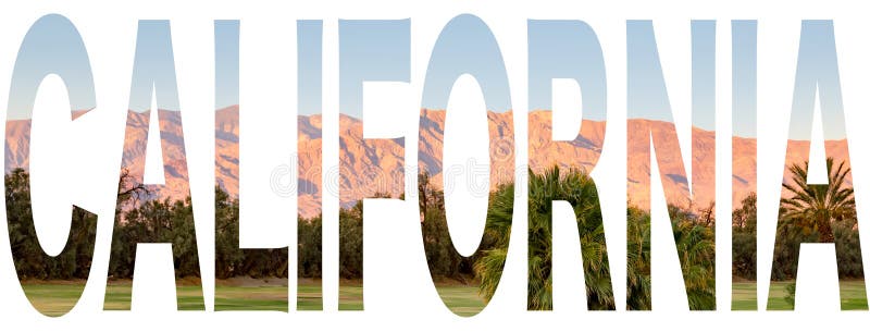California Text Graphic stock photo. Image of cali, letters - 217012774