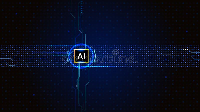 Intelligence Technology Background Stock Image - Image of digital ...