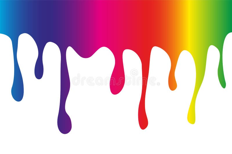 Rainbow Paint Drips Stock Illustrations – 1,438 Rainbow Paint Drips ...