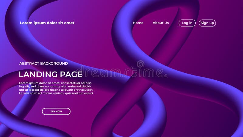 Abstract Modern Website Background. Landing Page Background Stock ...
