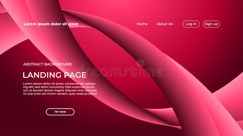 Abstract Modern Website Background. Landing Page Background Stock ...