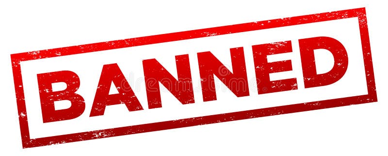 Banned Grunge Stamp Label Stock Illustrations – 422 Banned Grunge Stamp ...