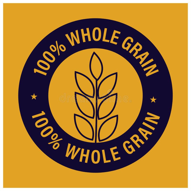 100 Whole Grain Vector Icon Stock Vector - Illustration of homemade ...