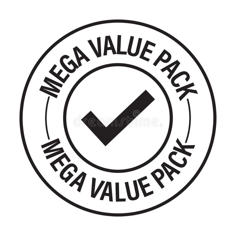 Value Pack Sign stock illustration. Illustration of banner - 5847702