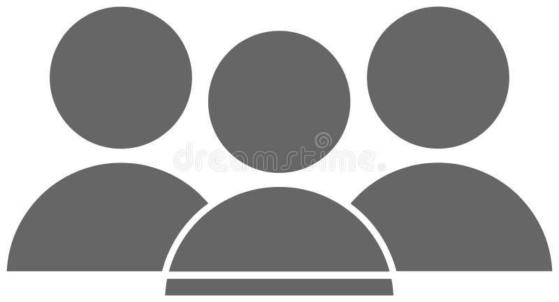 Simple People Icon for Office Staff and Industrial Stock Vector ...
