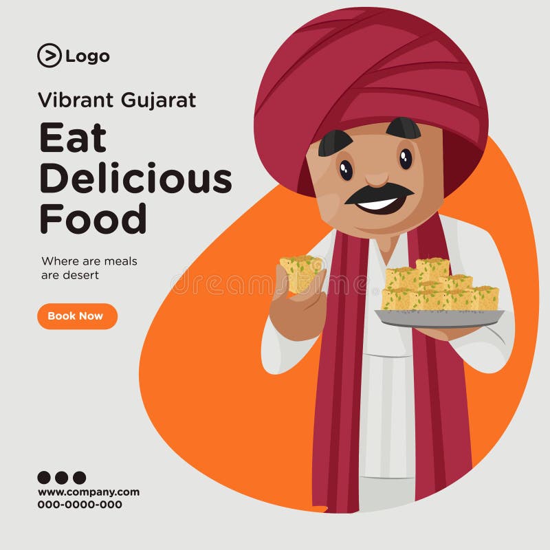 Vibrant Gujrat Banner Design Stock Vector - Illustration of bags, hindu ...