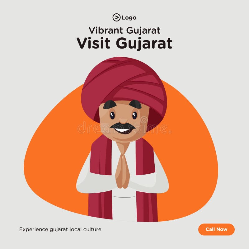 Vibrant Gujrat Banner Design Stock Vector - Illustration of gujarat ...