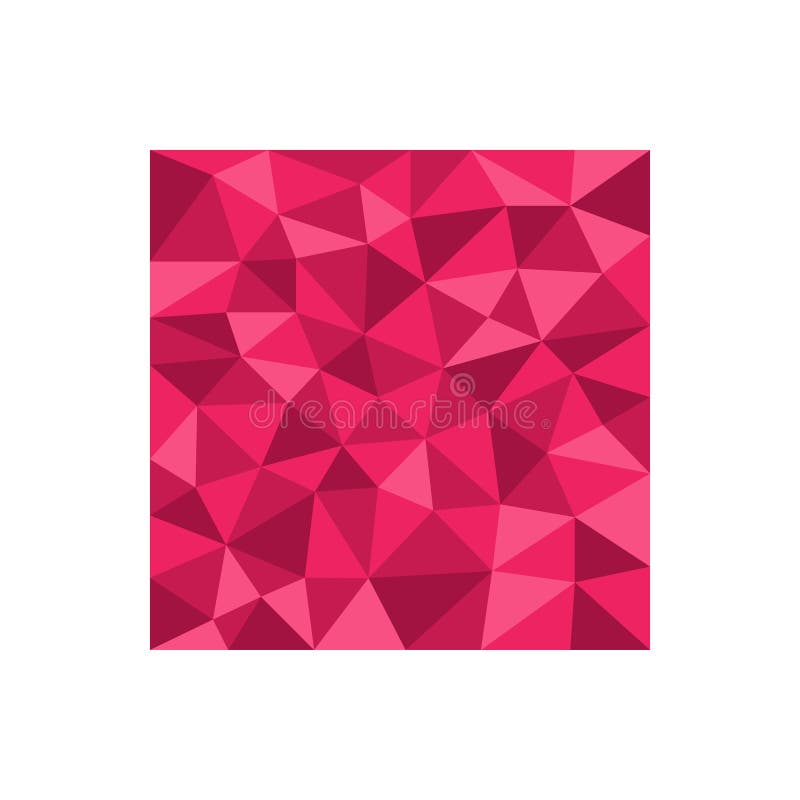 Polygonal Geometric Square Crystal Stock Vector - Illustration of ...