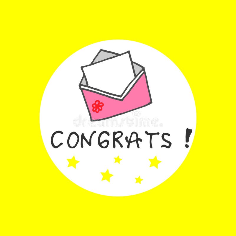 Whimsical Congrats Design: Hand-Drawn Lettering for Online Celebrations ...