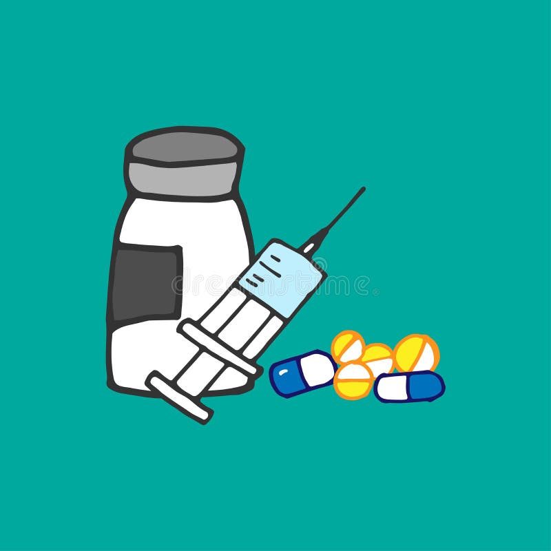 Injection Capsules Vector Line Icon, Linear Concept, Outline Sign ...