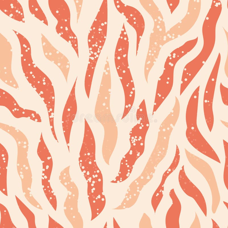 Pastel Pink Zebra Seamless Pattern. Stock Vector - Illustration of ...