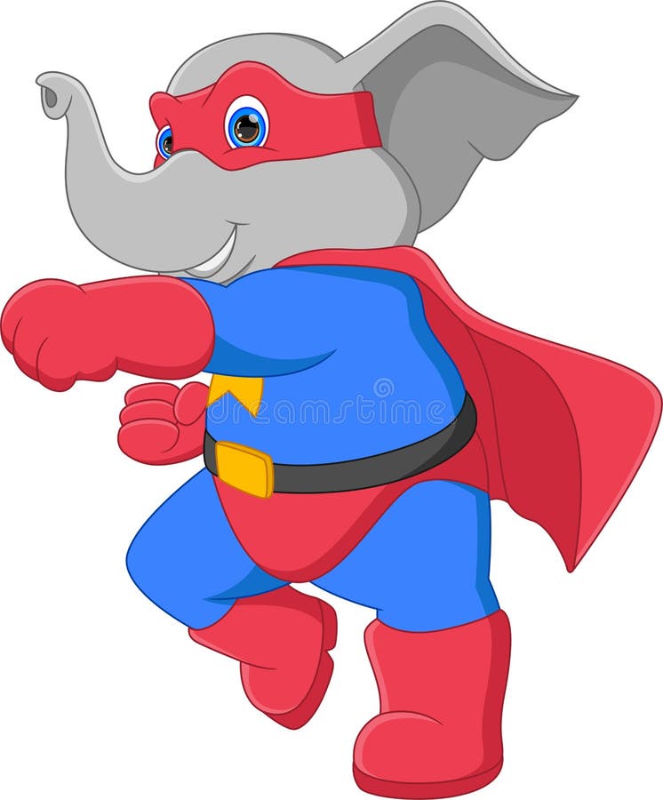Elephant Super Hero Stock Illustrations – 160 Elephant Super Hero Stock ...