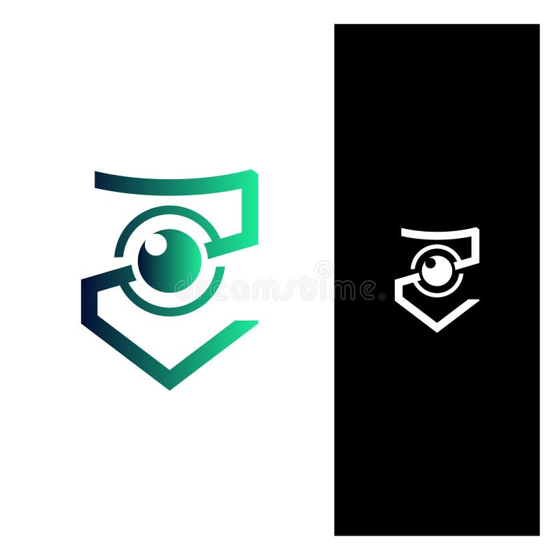 Modern Abstract Eye Logo, Spy Cam Stock Vector - Illustration of look ...