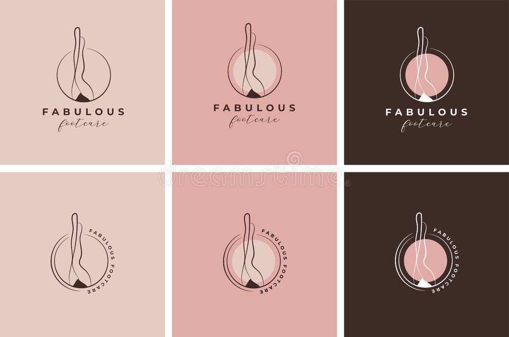 Women Legs Logo Set for Beauty Brands Stock Vector - Illustration of ...