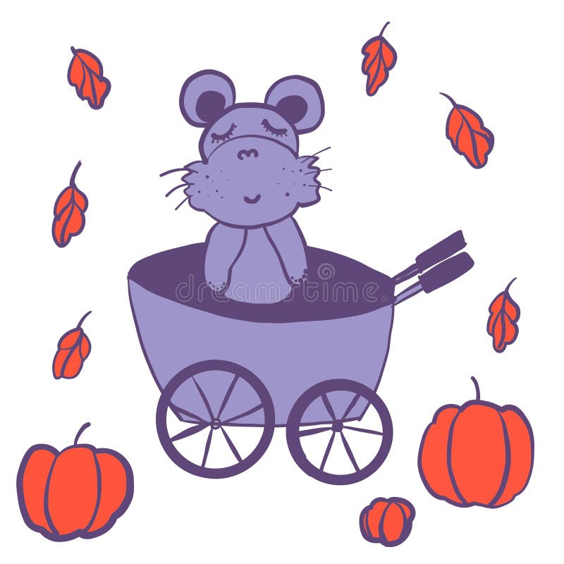 Halloween, Halloween Costume, Halloween Party, a Mouse in a Stroller ...