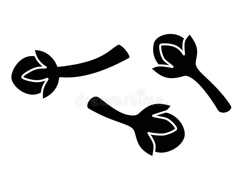 Cloves Spices Vector the Outline Image for the Logo or Icon. Spices ...