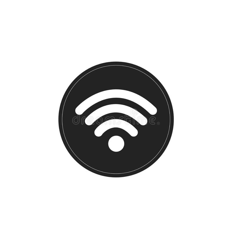 Wi-fi Logo. Wi-fi Icon, Free Wi-fi Sign, Free Wi-fi Symbol Stock Vector ...