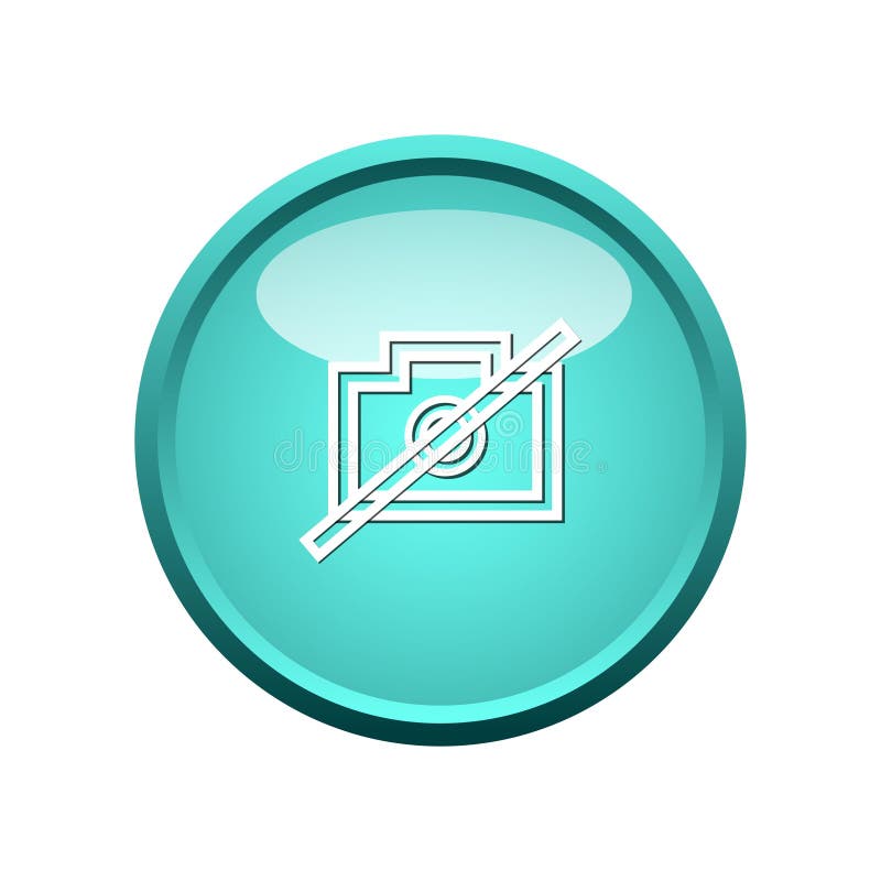 Camera Off Icon Graphic Vector Design Stock Vector - Illustration of ...