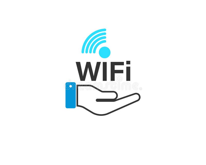 Vector 3D Wifi Wireless Connection Logo Wifi Icon Wifi Sign Editorial ...