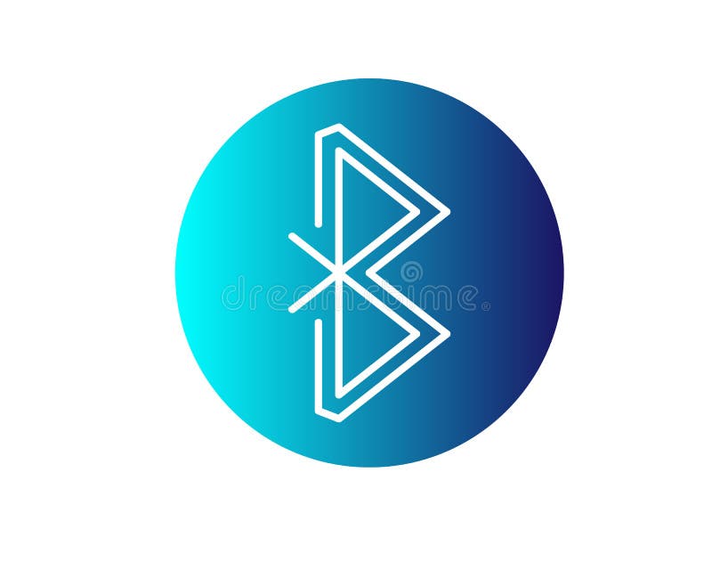 Bluetooth Icon Bluetooth Connection Vector Icon Editorial Photo ...